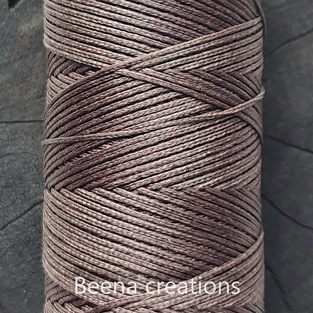 Brown Waxed Thread, 1mm Macrame Cord, 5meter /10meter /100meter, Cords ...
