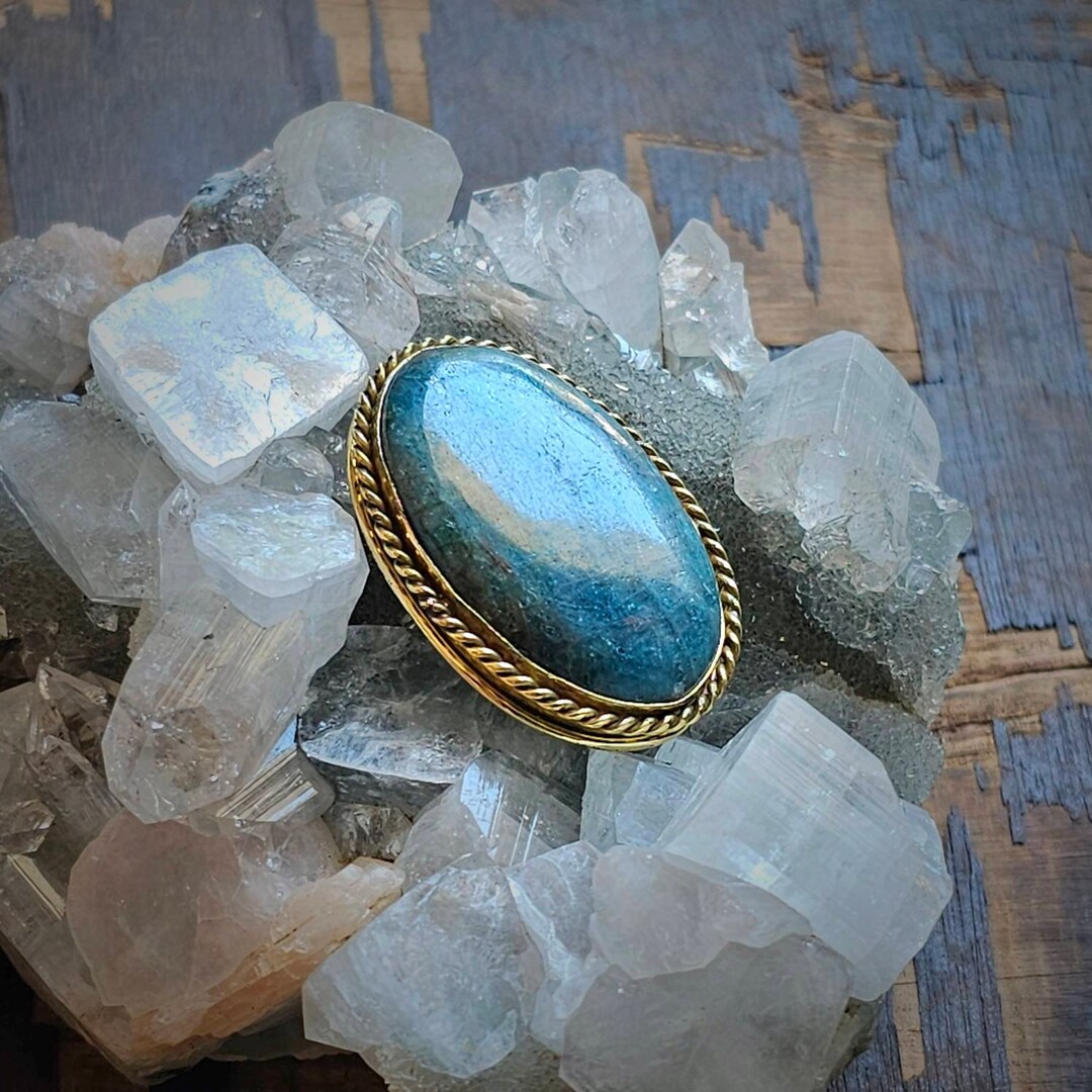 Beautiful Grooved Stones Brass Frame Grooved Stone Groove - Etsy