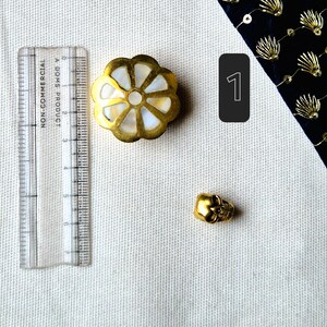 Shell Round Brass Storage Box, Brass Round Box, Shell Print, Vintage ...