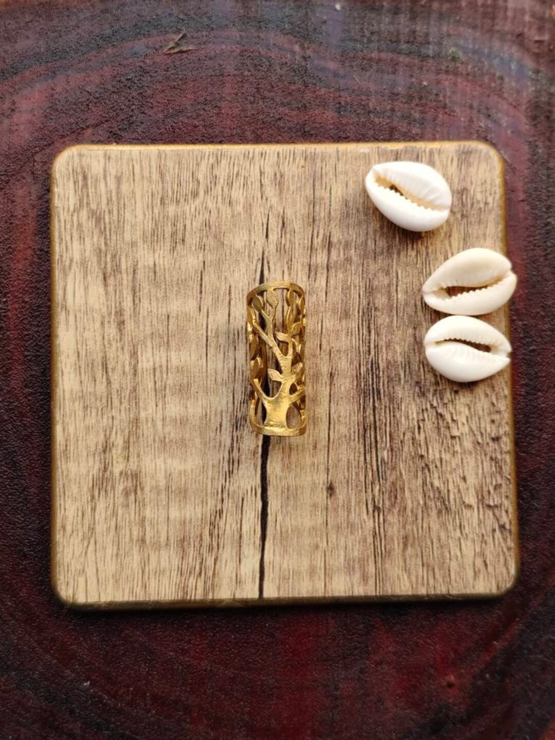 Tree Dread Lock, Brass Dread Cuff, Hair Accessories, Brass Made ...