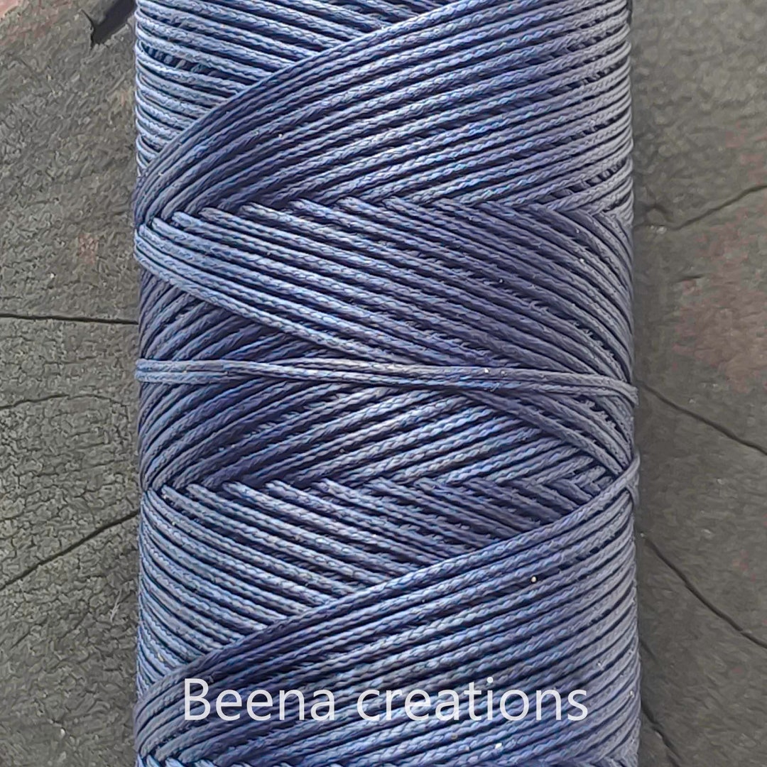 Beautiful Navy Blue Waxed Thread, 1mm Macrame Cord, 5meter /10meter ...