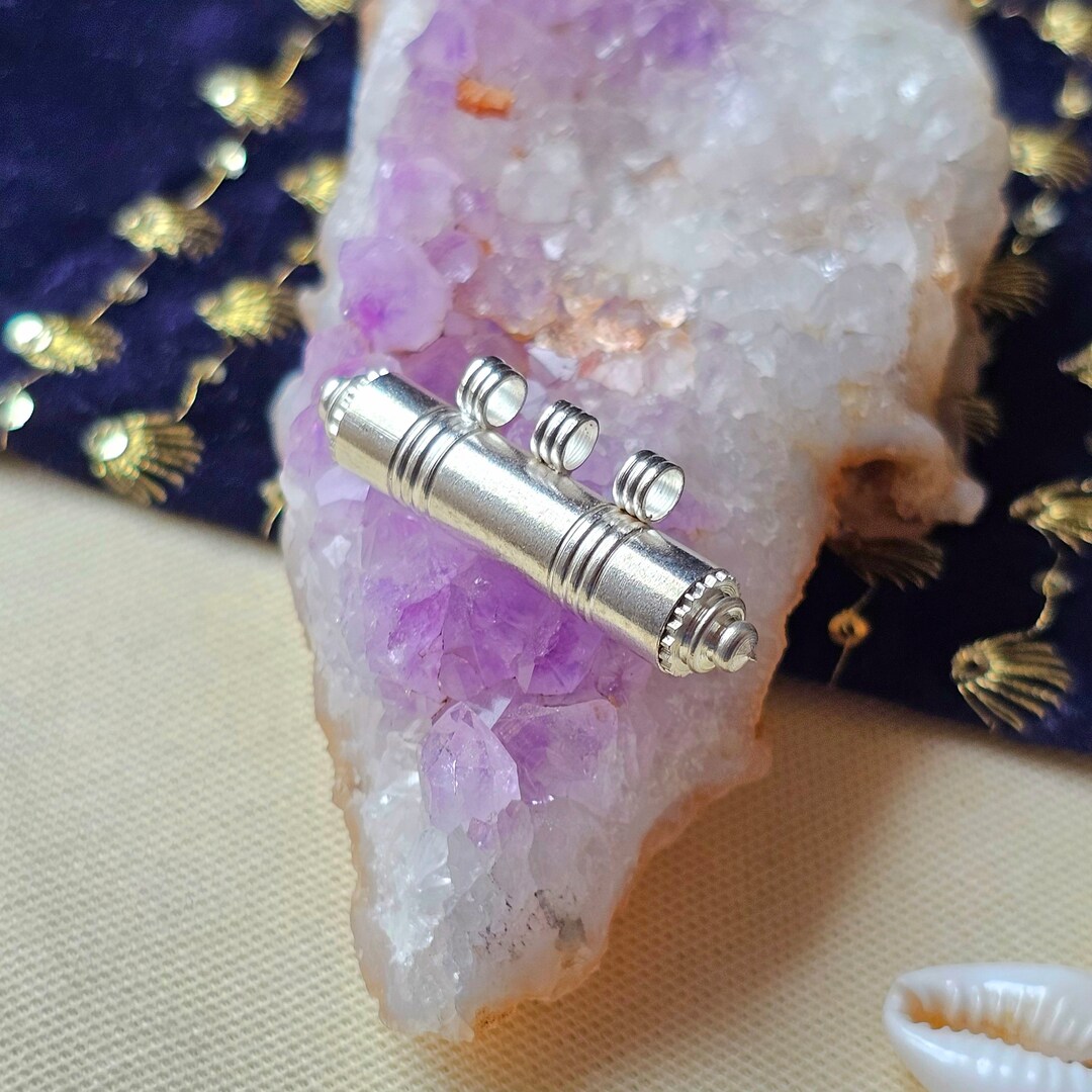 Medium Silver Filled Secret Box, Prayer Box, Ethnic Pendants, Amulet ...