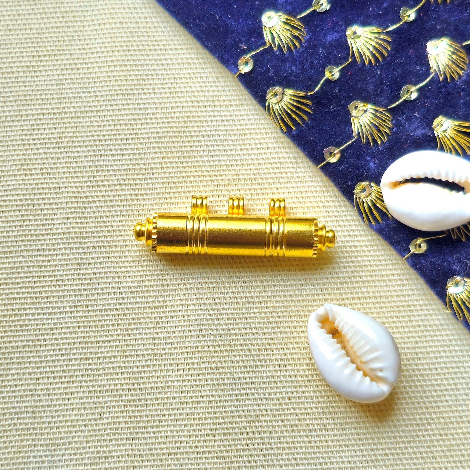 Medium Gold Filled Secret Box, Prayer Box, Ethnic Pendants, Amulet ...