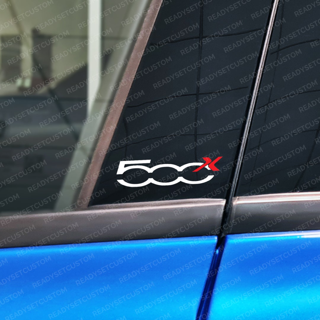 Pair of Fiat 500x Door Pillar Decals / Stickers - Etsy UK