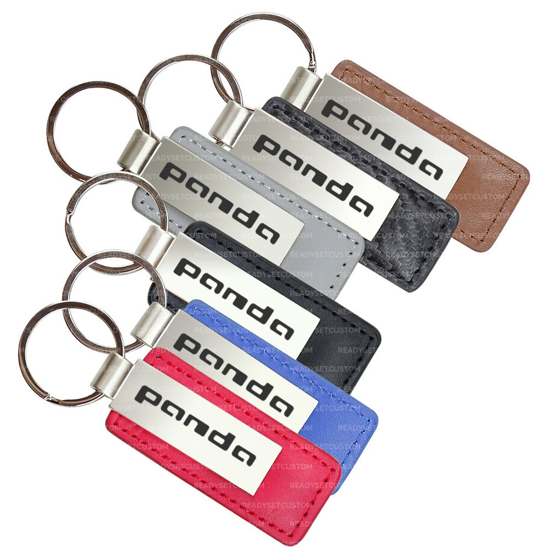 Fiat Panda Leather Keychain / Keyring Car Accessory - Etsy