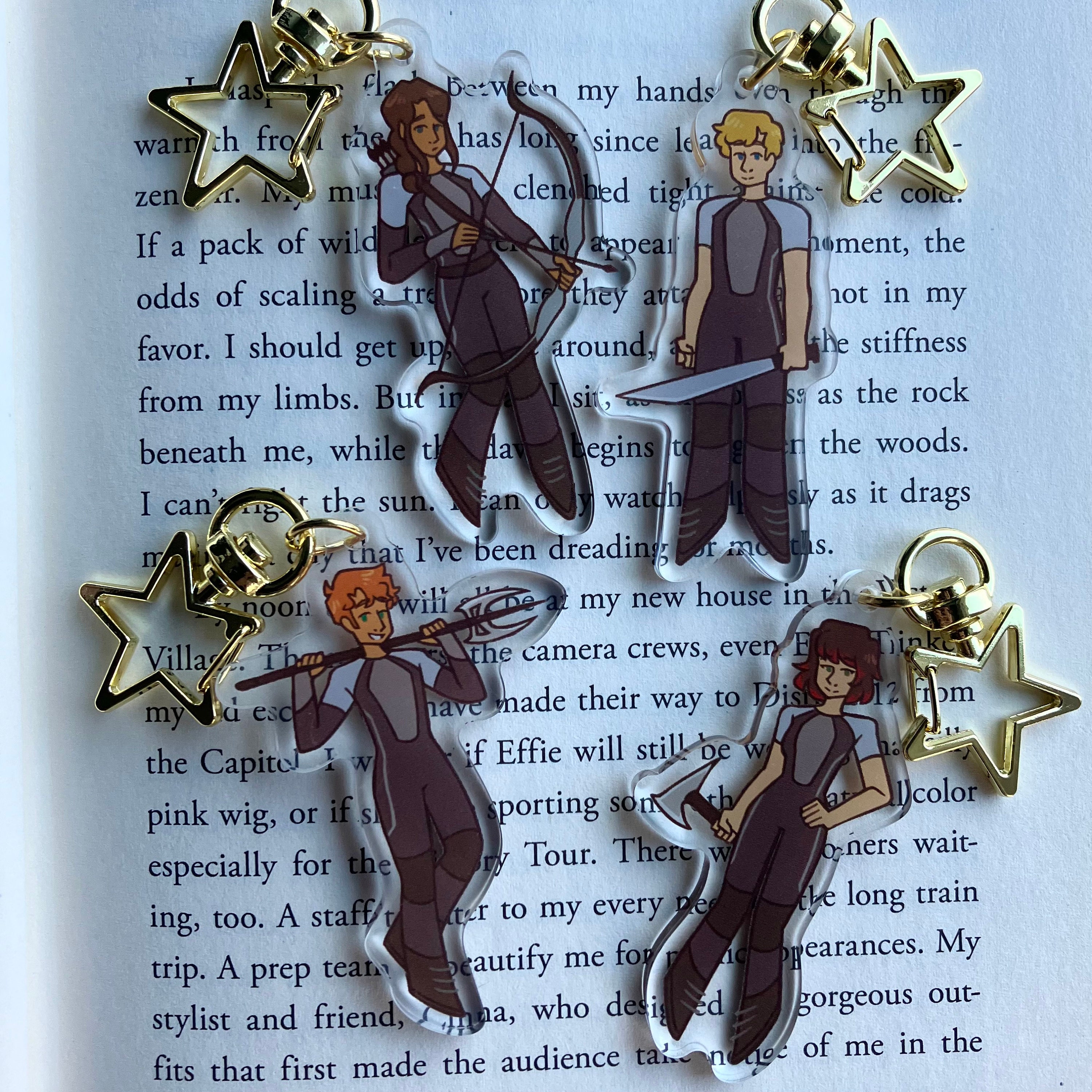Hunger Games Acrylic Charms - Etsy