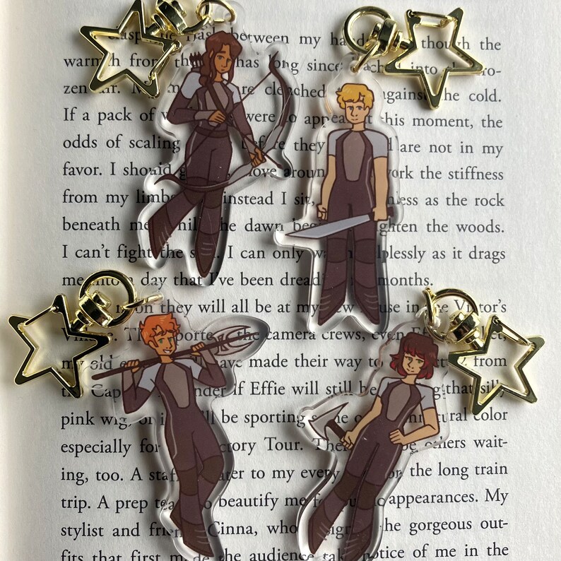 Hunger Games Acrylic Charms - Etsy