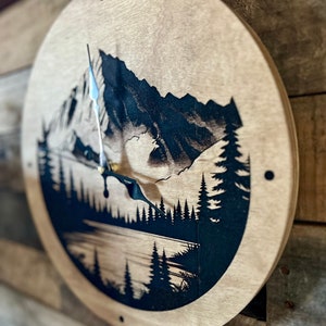 Mountain Magisty Clock - Etsy