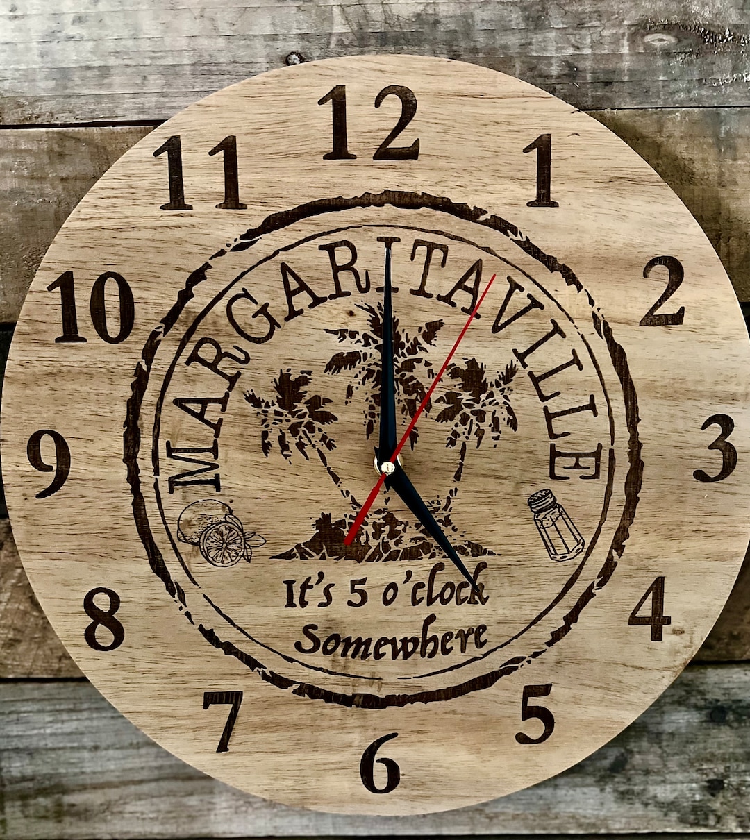Jimmy Buffett Margaritavill Clock or Plaque - Etsy
