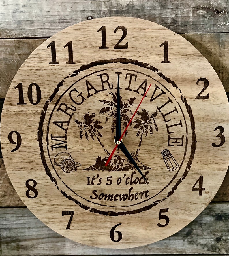 Jimmy Buffett Margaritavill Clock or Plaque - Etsy