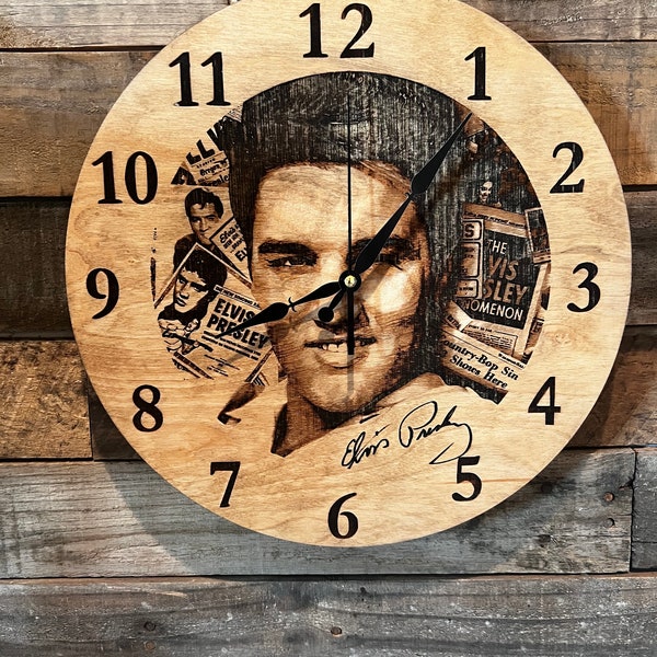 Elvis Clock - Etsy