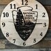 Grand Teton National Park Clock. Wooden Wall Clock, Silent Wall Clock ...