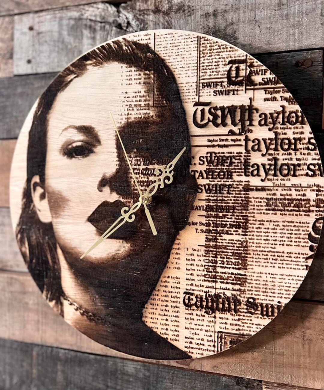 Taylor Swift Reputation Clock - Etsy