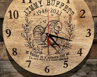 Jimmy Buffett Margaritavill Clock or Plaque - Etsy