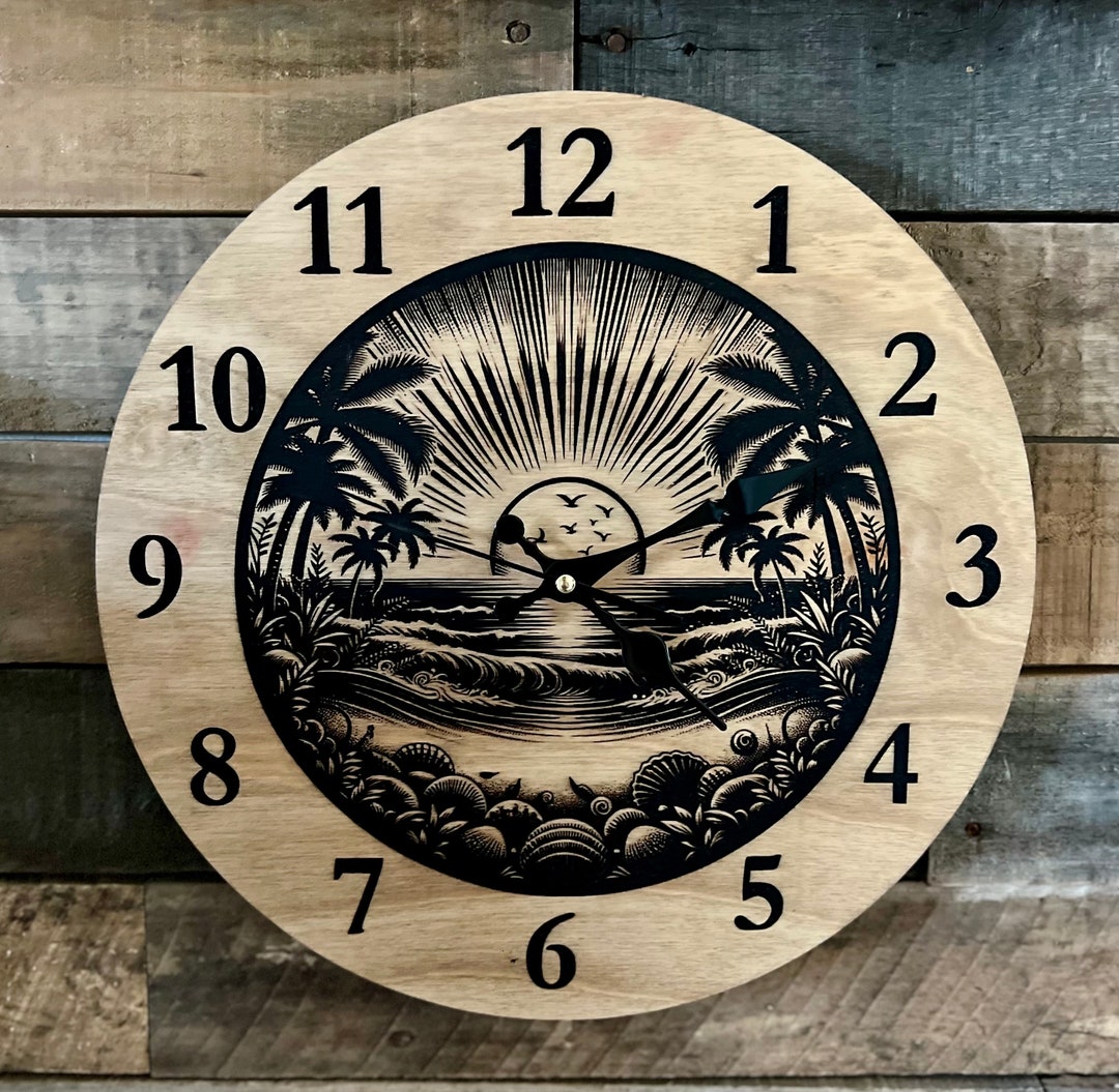 Ocean Breeze Clock - Etsy