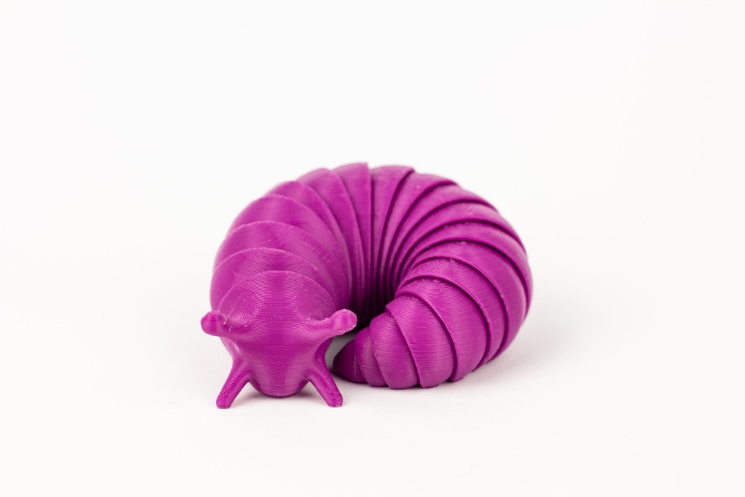 Fidget Slug Articulating Stim Toy Tiktok Moving Flexible - Etsy