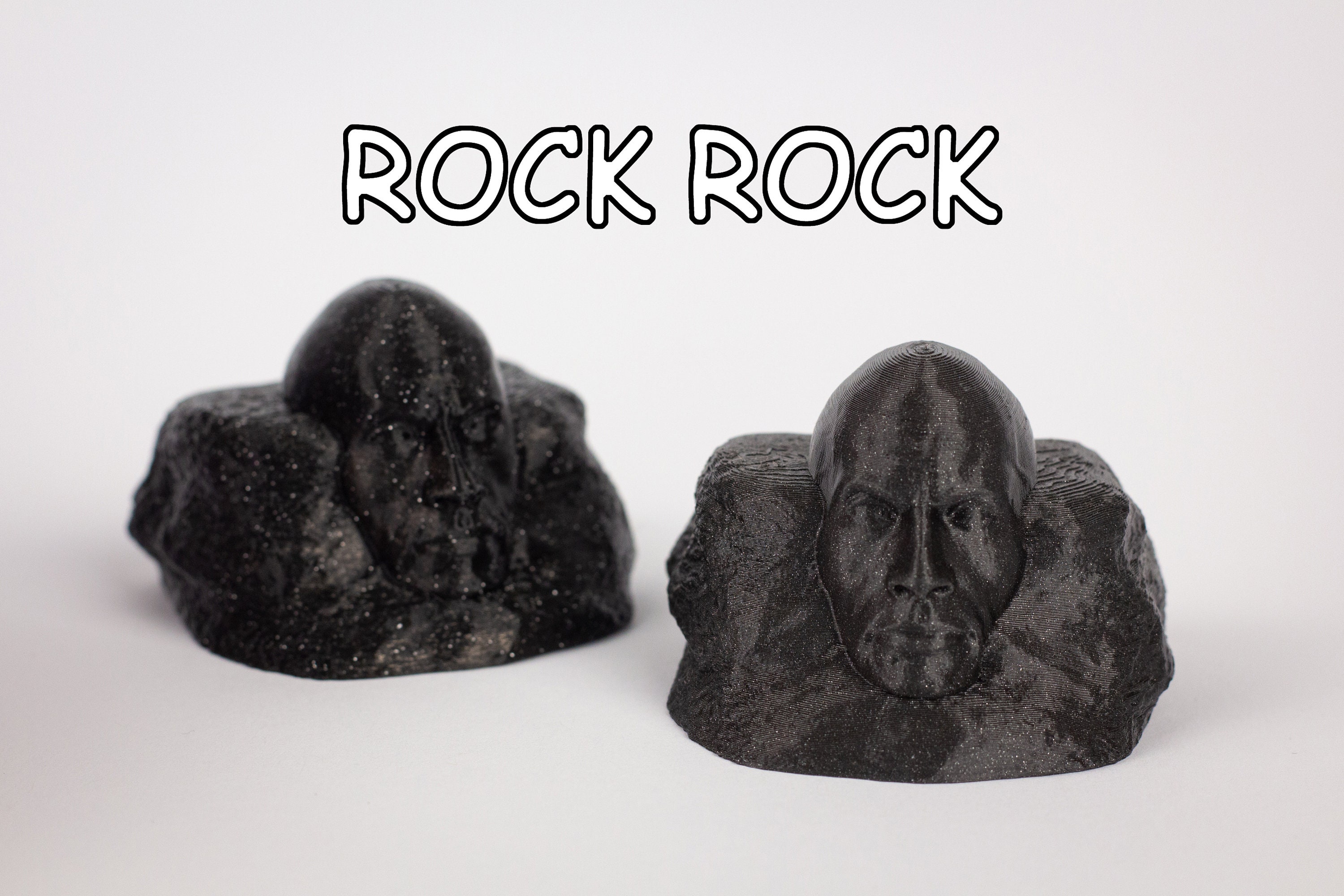 The Rock Rock Custom Colors 3D Printed Fidget Toy - Etsy UK