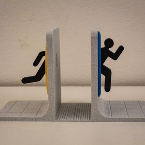 Portal Bookends Video Game Inspired Home Decoration 3D Printed PC Xbox ...