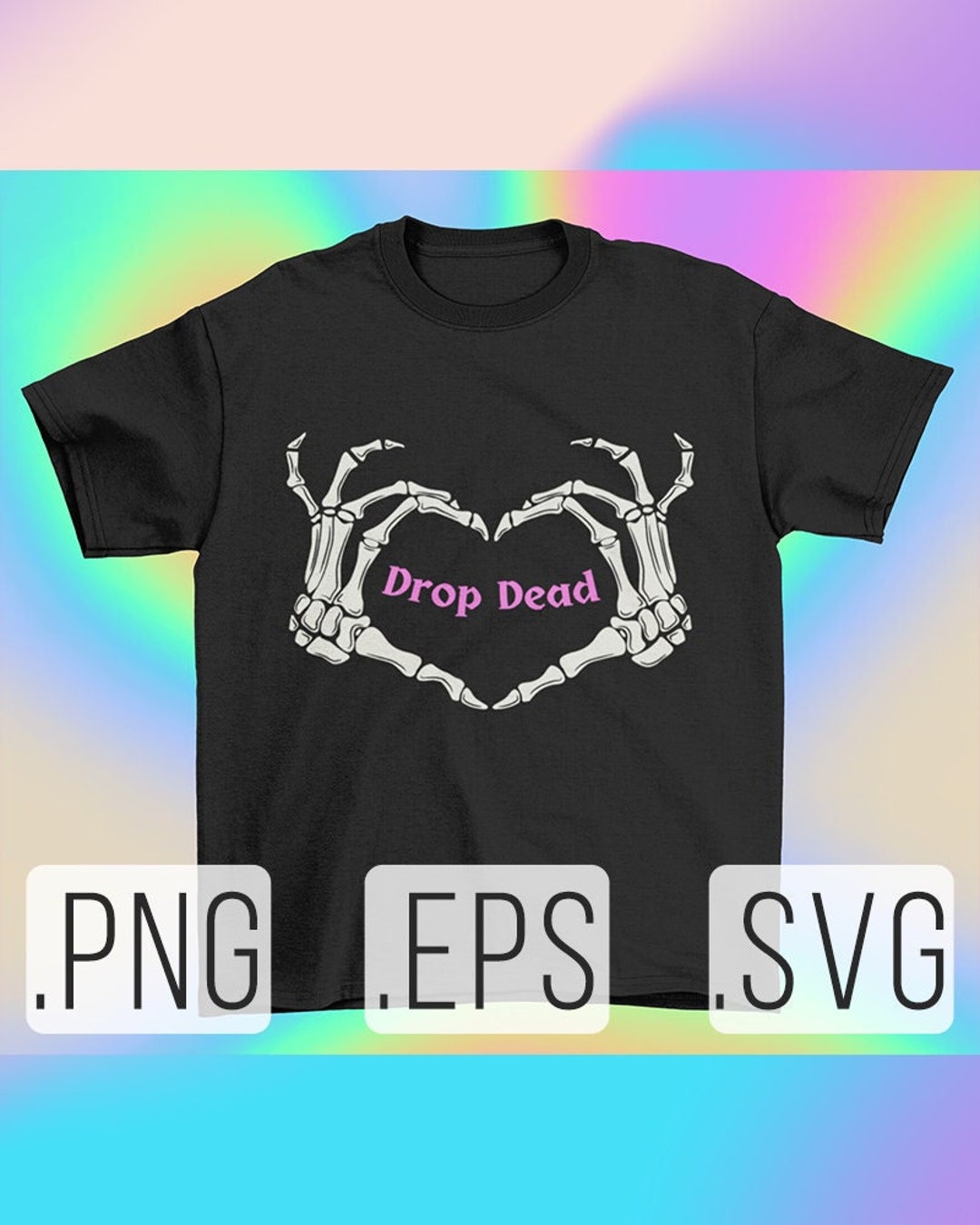 Drop Dead SVG Goth Svg Gothic Svg Halloween Svg Spooky Svg Witchy Svg ...