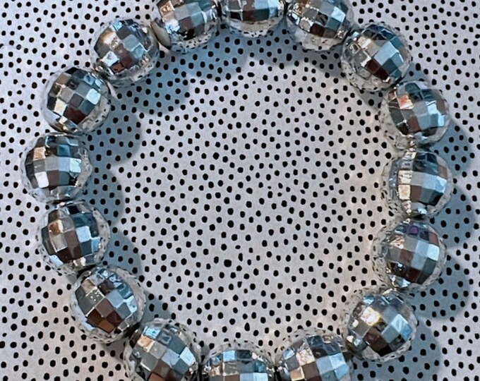 Bright Rainbow Disco Bracelet - Etsy