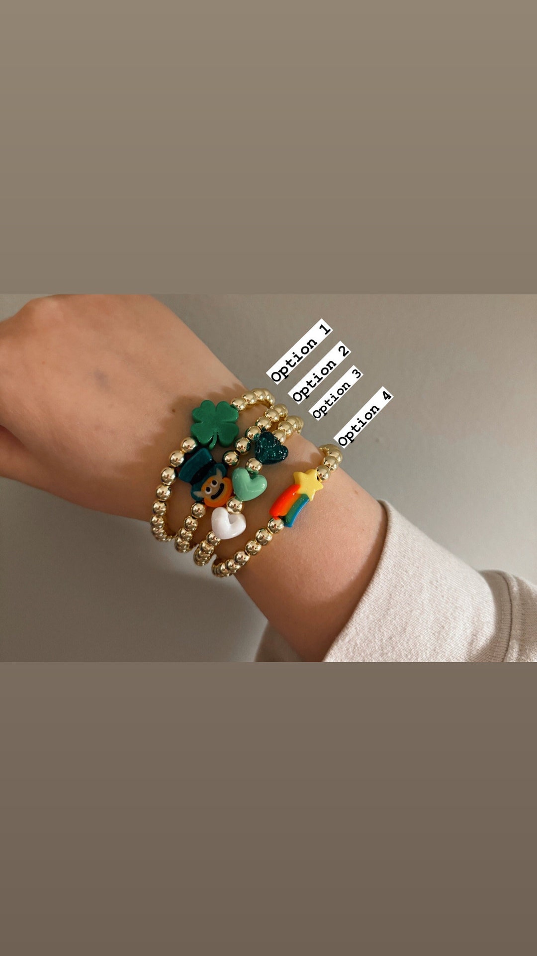 St. Patrick’s Day Bracelets - Etsy