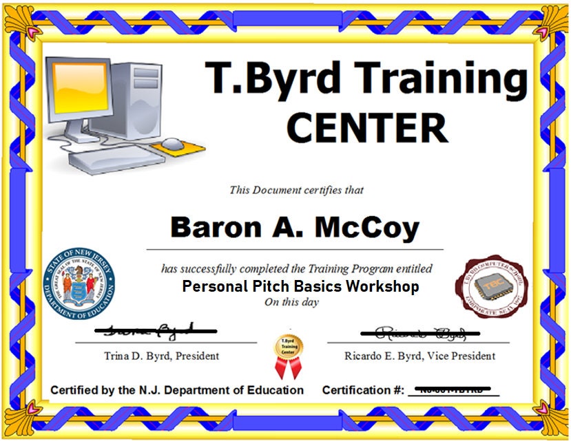 Personal Pitch BASICS - Etsy