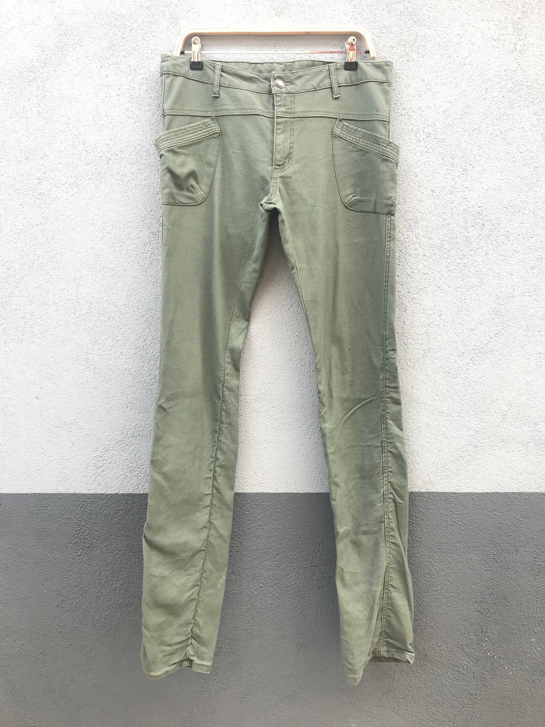 W35 L35 Japanese Brand Cargo Olive Green Pant Vintage Multi - Etsy