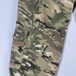 W28 L28 Vintage Military Camouflage Cargo Drawstring Pant Multi Pocket ...
