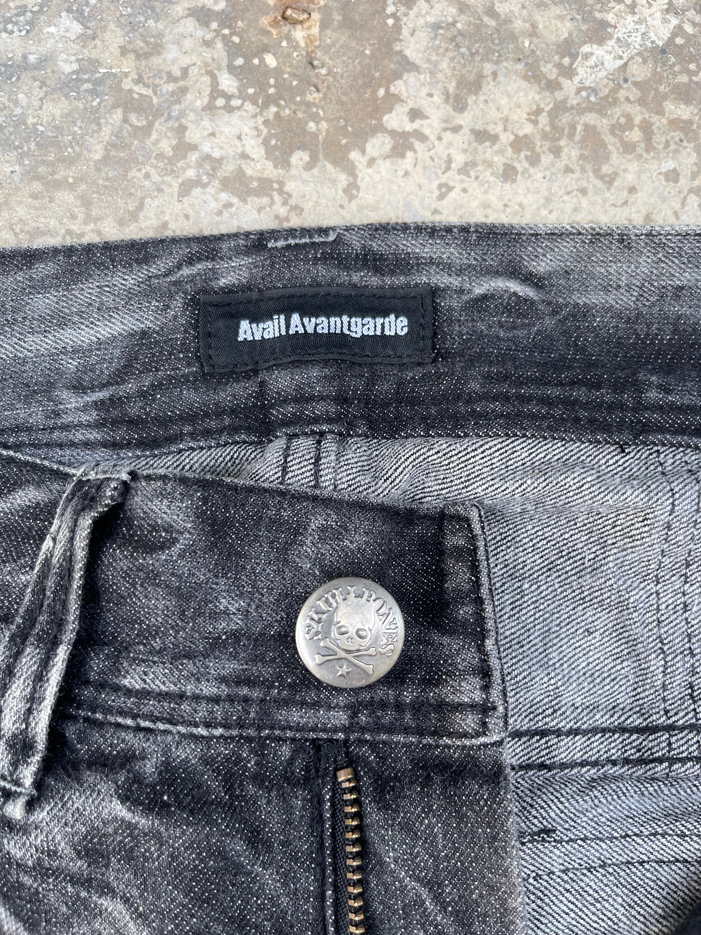 Size 31x33 Vintage Distressed Avail Avantgarde Japan Mid Rise Jeans ...