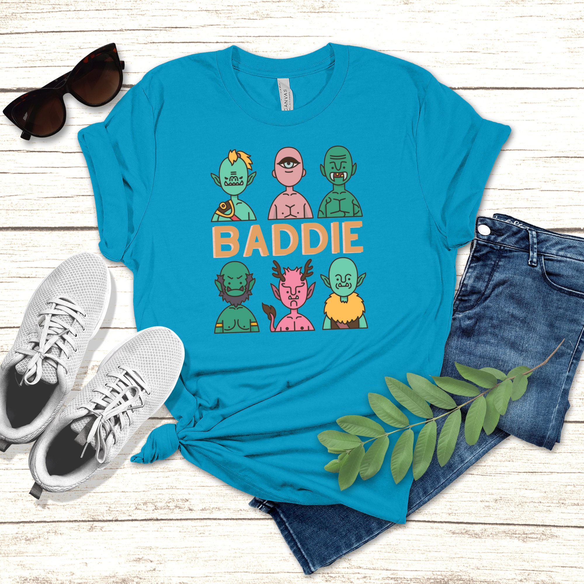 Baddie D&D Shirt | Funny Dungeons and Dragons Shirt | Dnd BBEG Shirt ...