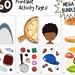Food and Silly Faces Cut and Create Mega Bundle, Creative Cut and Paste ...