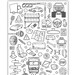 Printable Food Assembly Kit, Fruit & Toast Cut and Create, Printable ...