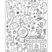 Winter Wonderland Printable Coloring Page - Fun Snowflake and Holiday ...