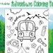 Adventure Coloring Page, Printable Camping Coloring Page - Etsy
