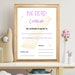 New Big Sister, Printable Certificate, Gift for Big Sister, Baby ...