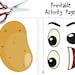 Printable Food Assembly Kit, Potato Head Cut and Create, Printable ...