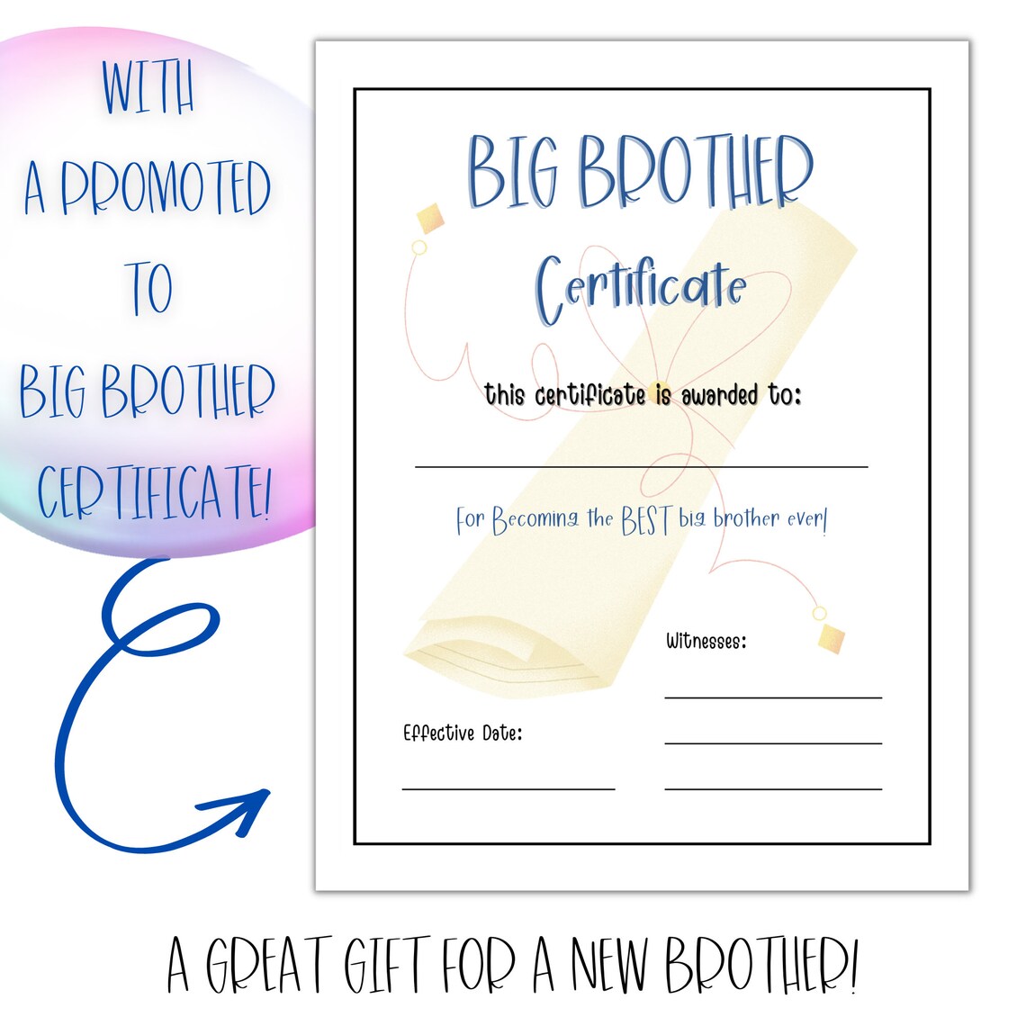 Big Brother Activity Pages, Printable Coloring and Activity Pages for A ...