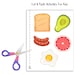 Printable Cut & Create Craft, Cut and Paste Breakfast Assembly Kit ...