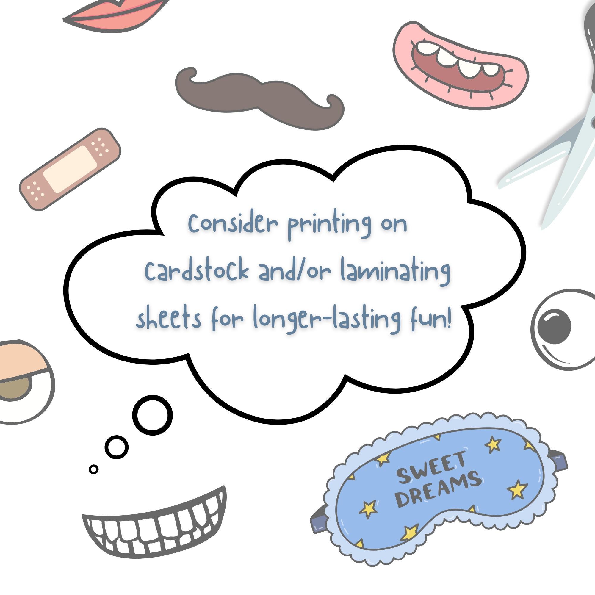 Printable Girl Faces Craft, Cut and Paste DIY Activity With Face Parts ...