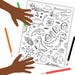 Doodle Coloring Pages Big Bundle, 20 Fun and Unique Coloring Sheets for ...