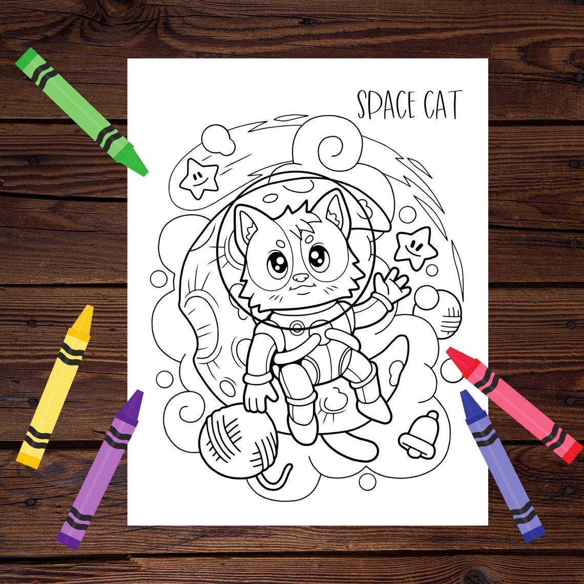 Cat Activity Pages for Kids - Etsy