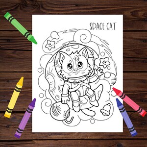 Cat Activity Pages for Kids - Etsy