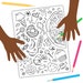 Printable Doodle Coloring Pages Bundle, Fun and Creative Designs for ...