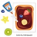 Printable Food Assembly Kit, Fruit & Toast Cut and Create, Printable ...