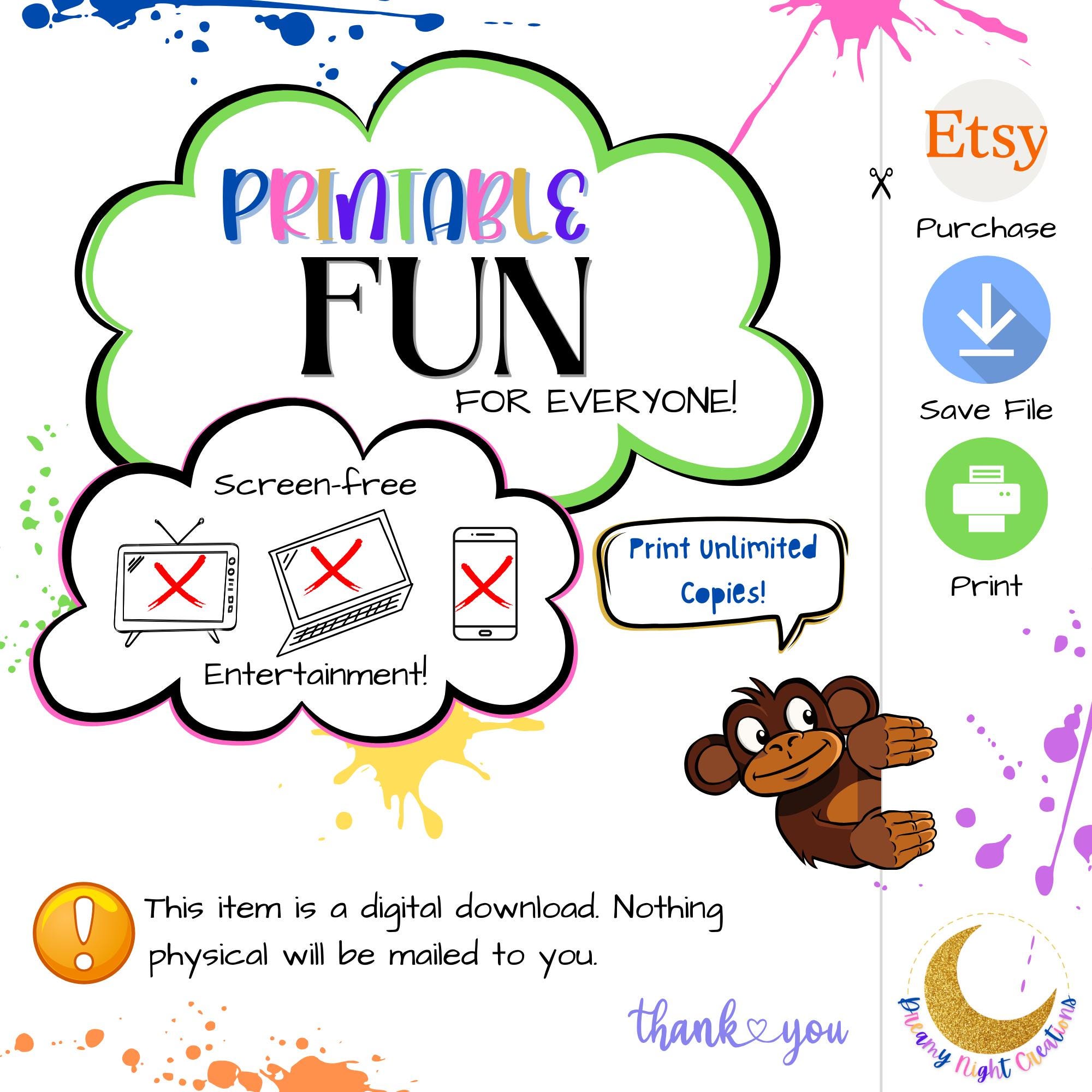 Movie Night Themed Activity Pages, Fun & Engaging Activities for Family ...