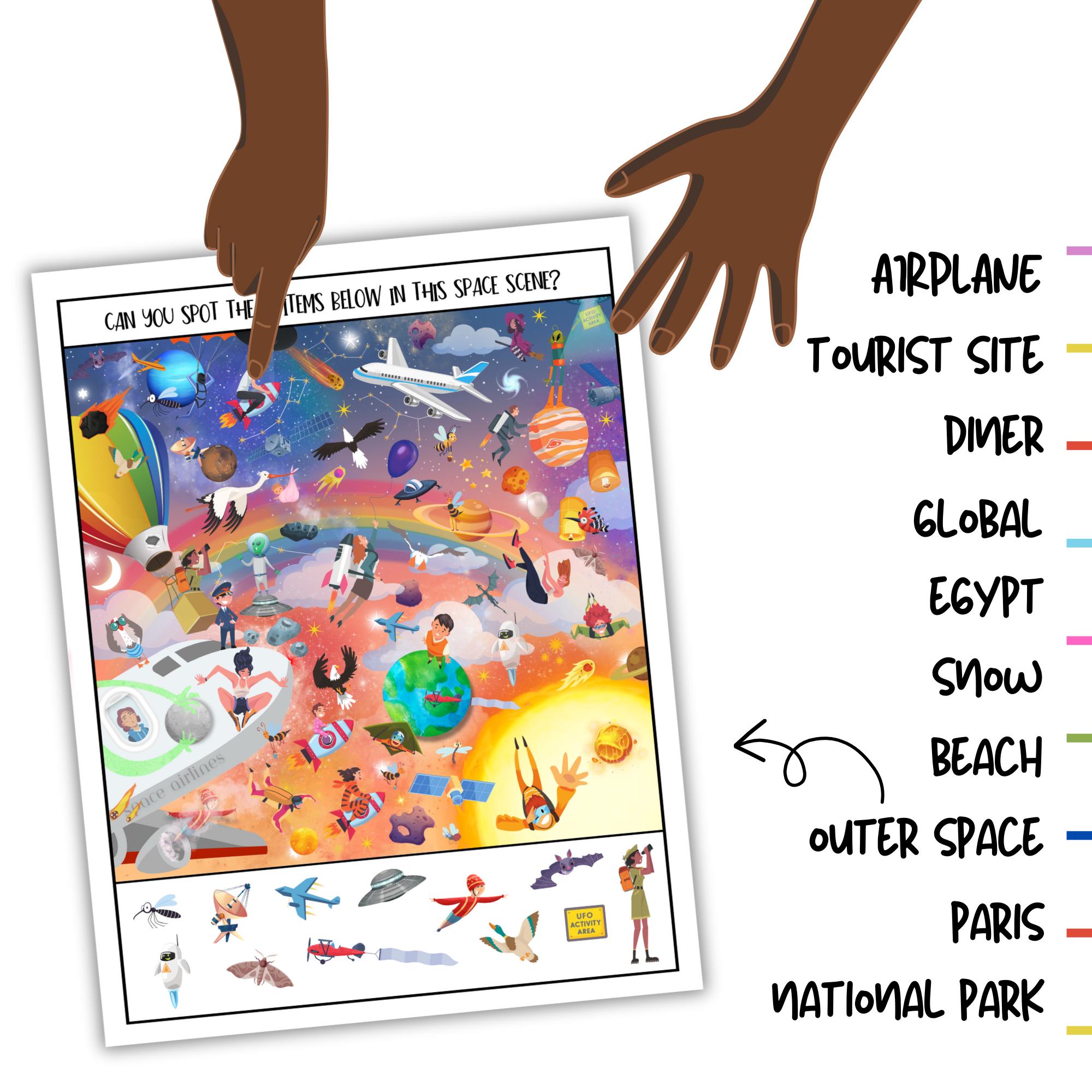 Search & Find Printable Puzzles, Hidden Pictures, Seek and Find Games ...