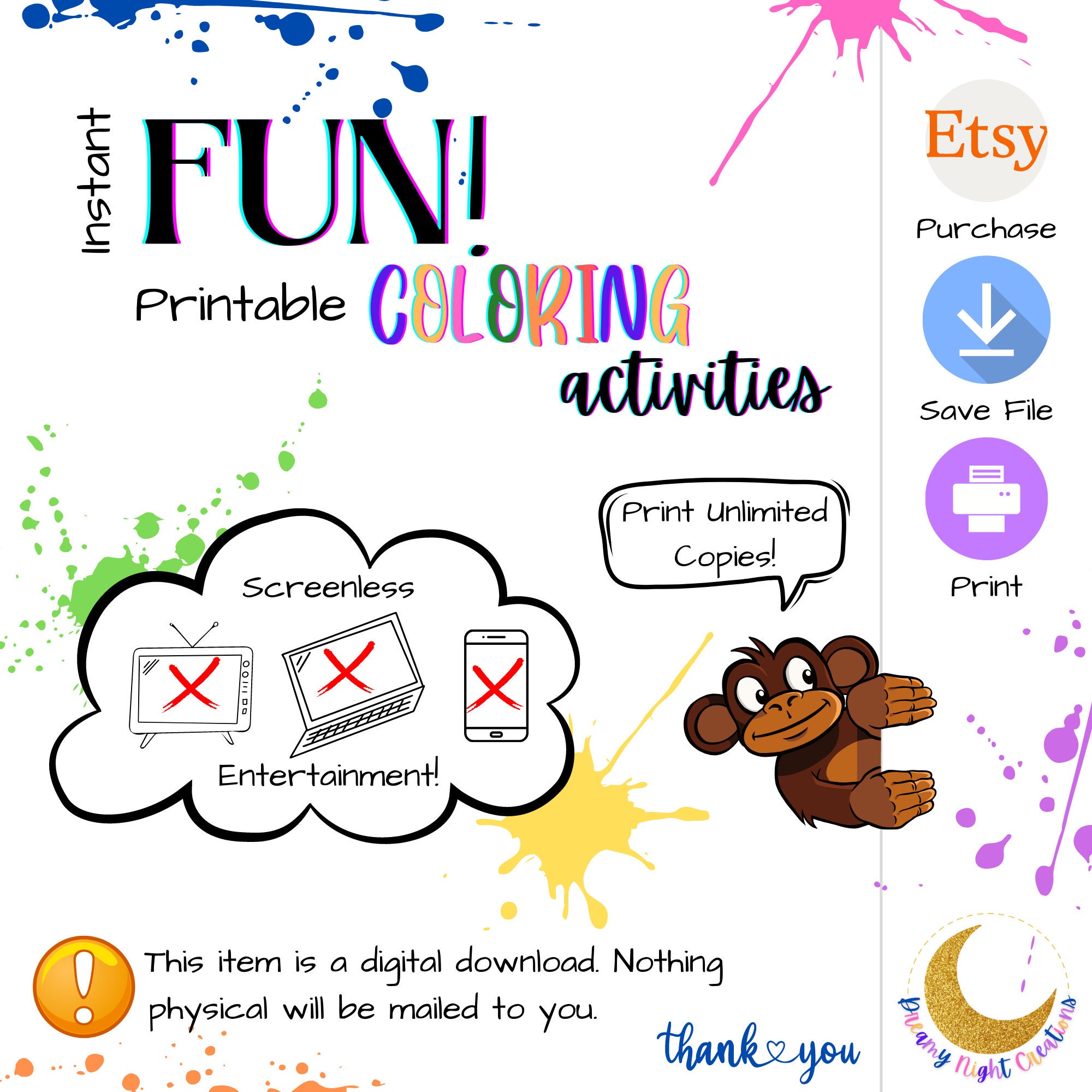 Cat Craft for Kids, Printable Cut and Paste Activity, Cat Face Assembly ...