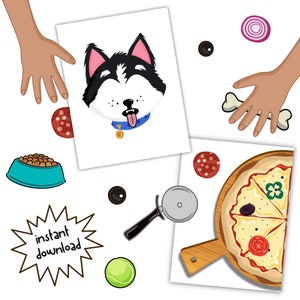 Food and Silly Faces Cut and Create Mega Bundle, Creative Cut and Paste ...