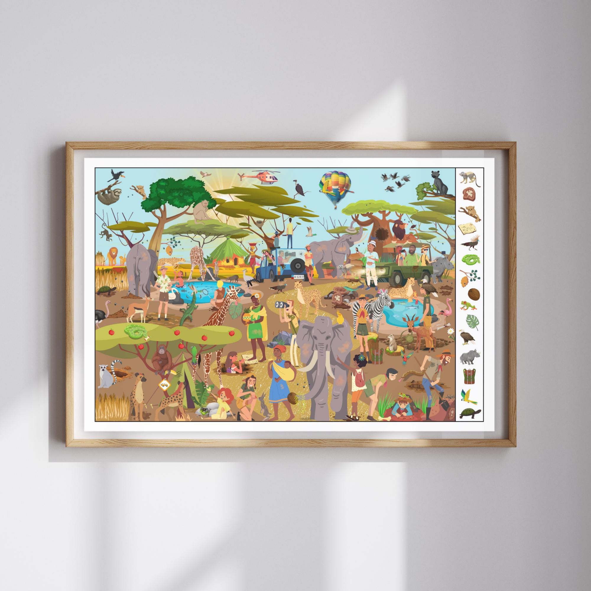 Printable Search and Find Posters, Interactive Wall Art for Classroom ...