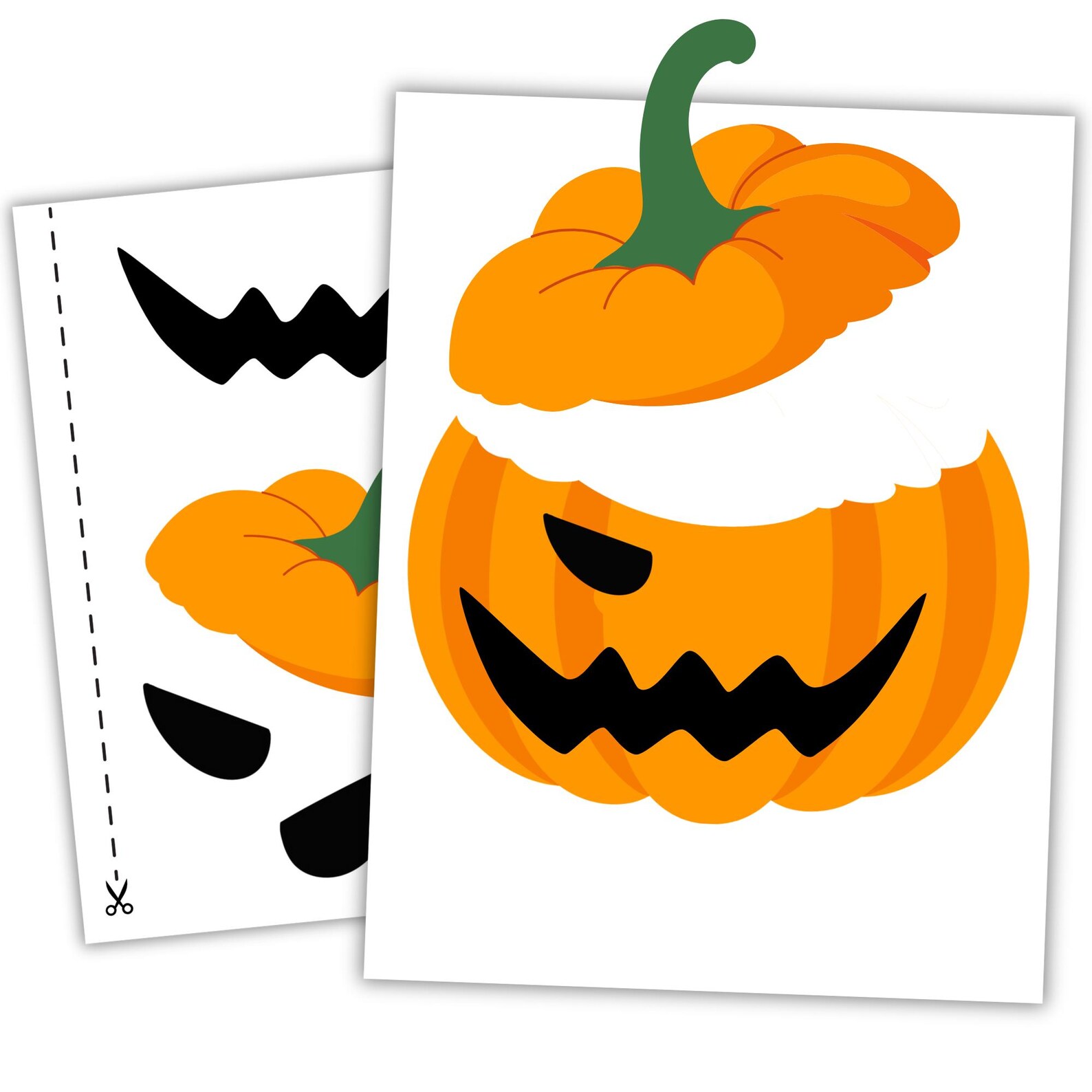 Halloween Printable Cut and Paste Activity Pages for Kids, Fun and ...